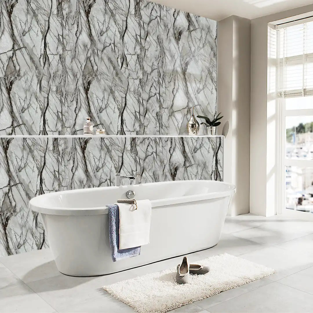 Antique Marble 100cm X 240cm Wet Wall Panel Wet Walls And Ceilings