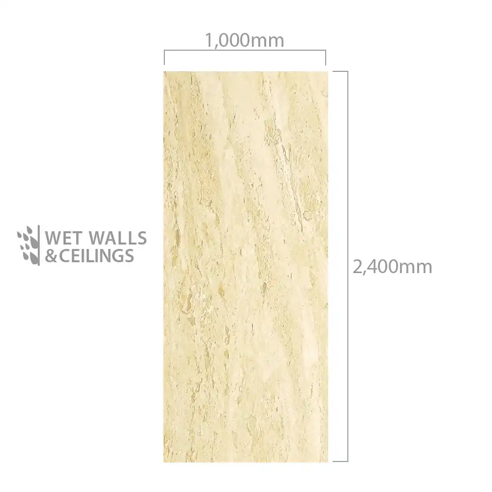 Breccia Marble Matt 1m Solid Core Wall Panel – Wet Walls & Ceilings