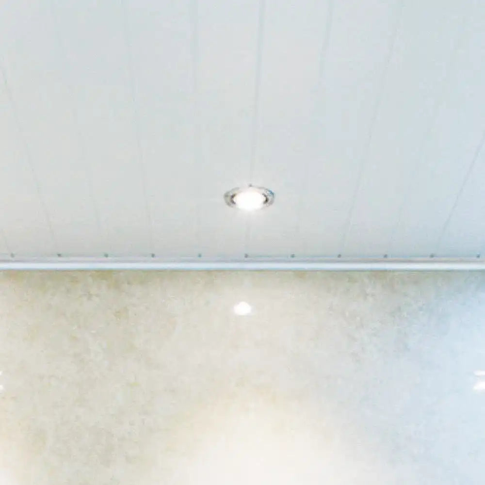 Pvc Bathroom Ceiling White 2 Strip White 25cm X 4m Ceiling Panels