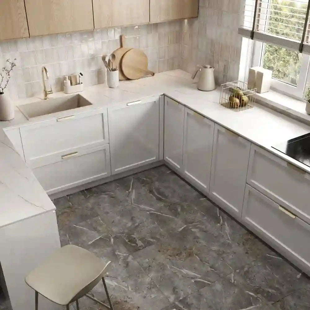 Marble Skin 60cm x 60cm SPC Vinyl Click Tile – Wet Walls & Ceilings