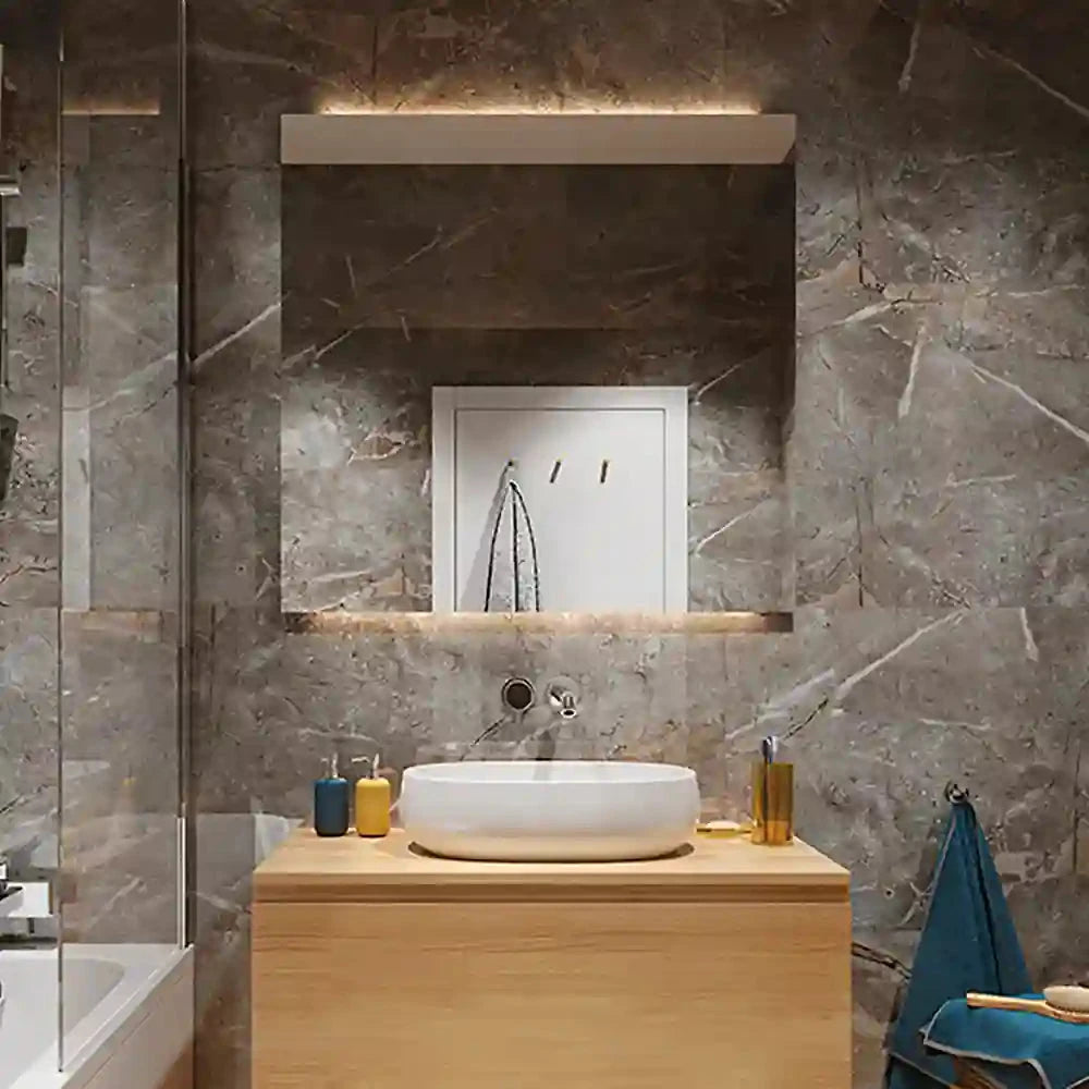 Marble Skin Gloss Tile Panel 30cm x 60cm | Premium Internal Wall Tiles ...