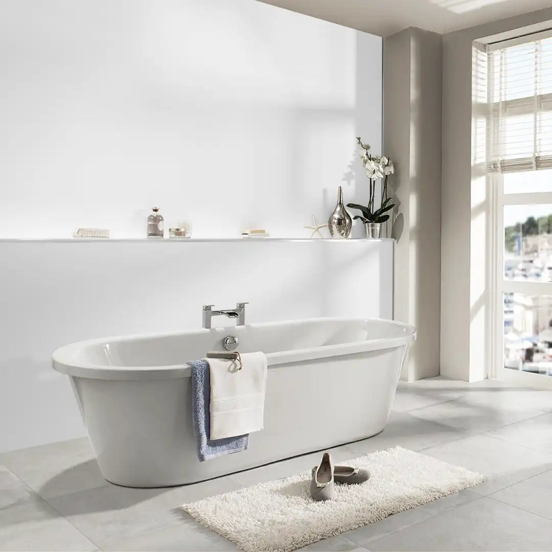 Matt White 100cm x 240cm Wet Wall Panel – Wet Walls & Ceilings