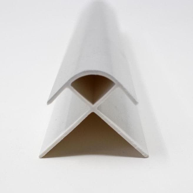 External Corner Silver Trim for 10mm Panels – Wet Walls & Ceilings