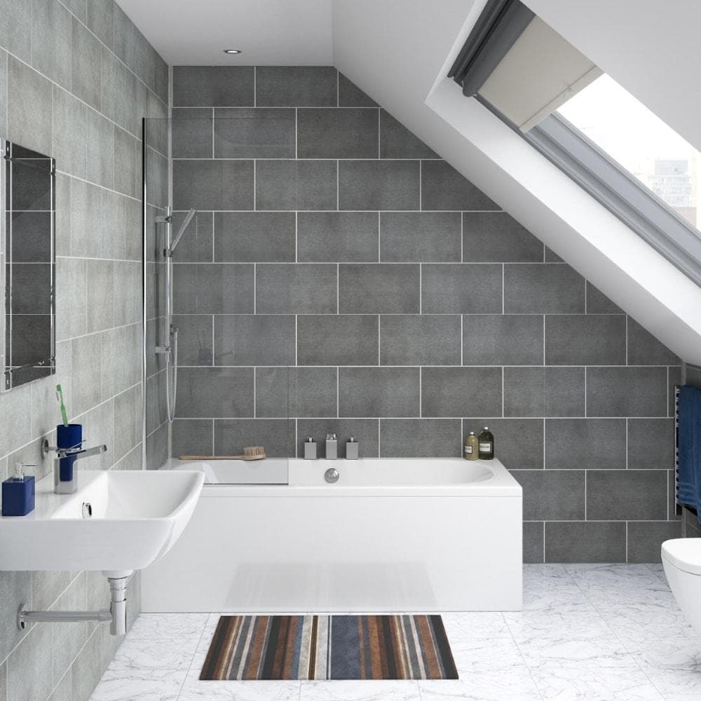 Grey Stone Tile Effect Wall Panel Packs – Wet Walls & Ceilings