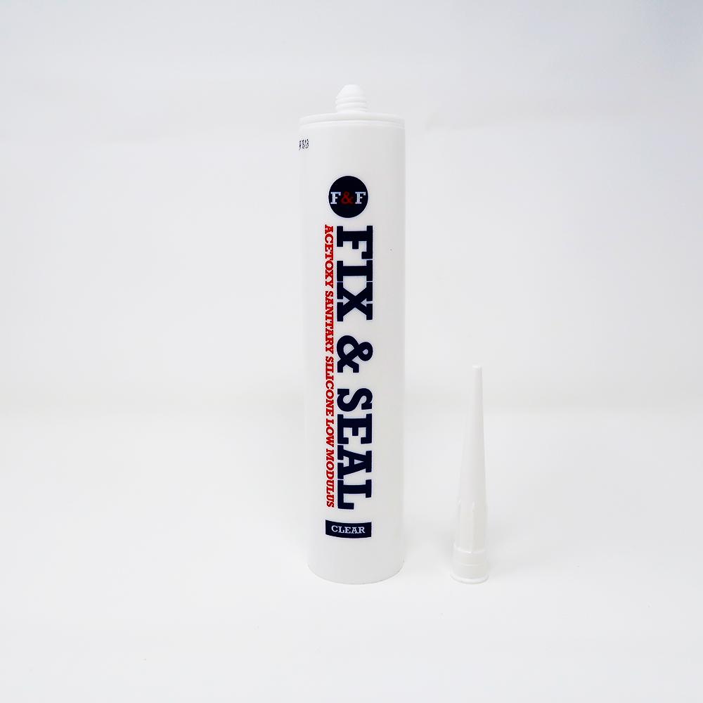 Fix & Seal Clear Silicone Sealant – Wet Walls & Ceilings