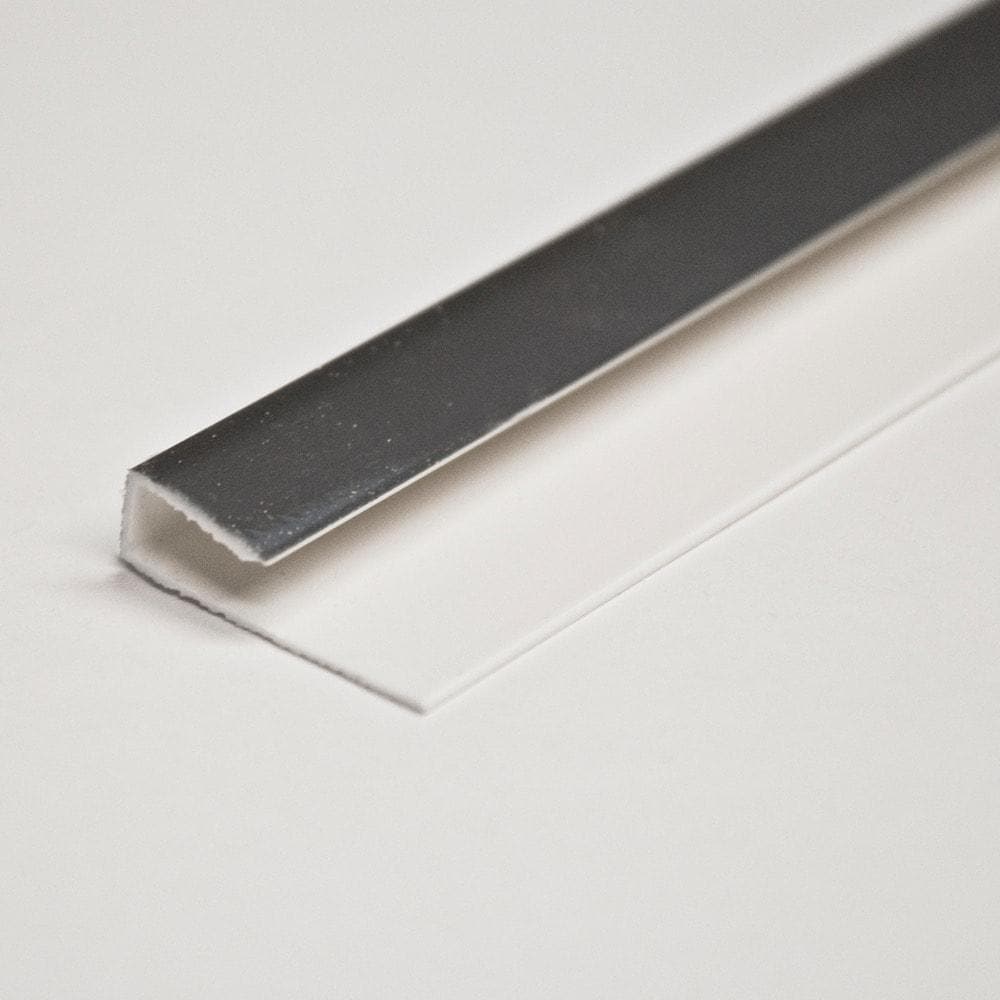 End Cap Silver Trim for 5mm Panels – Wet Walls & Ceilings