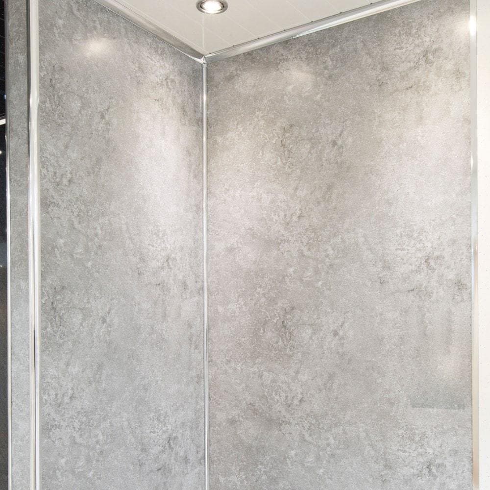 Concrete Grey 25cm x 270cm Wet Wall Panel – Wet Walls & Ceilings